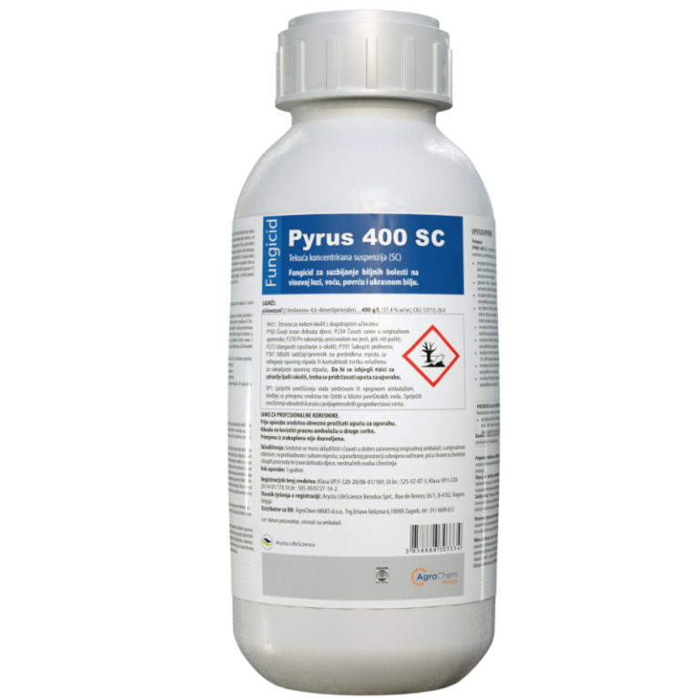 Pyrus 400 SC 1 L - Poljoprivredna zadruga PRVČA