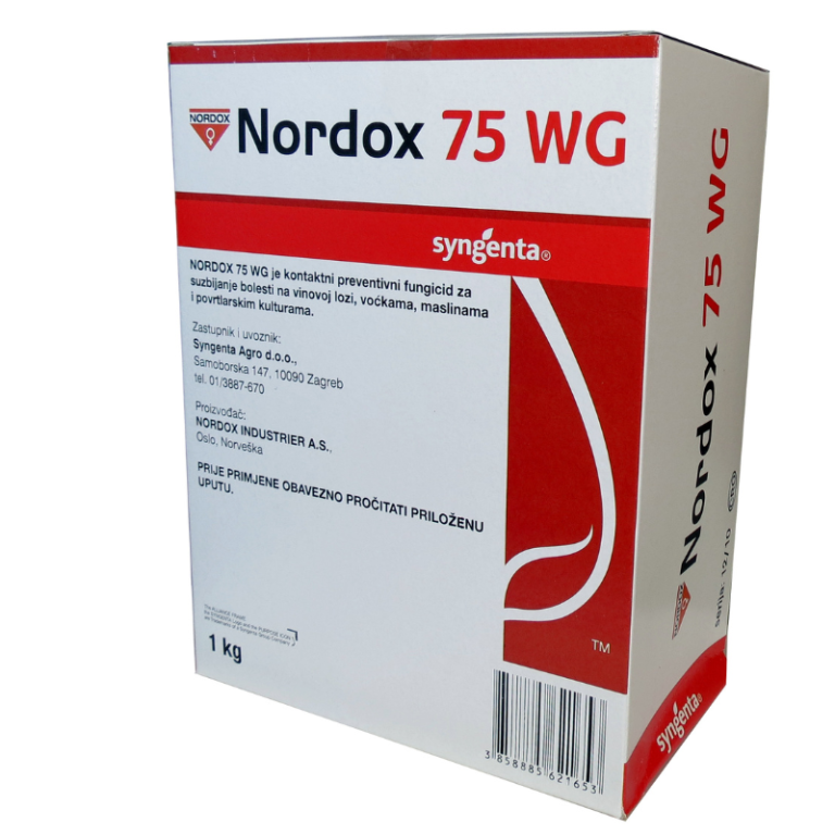 Nordox 75-WG 1 kg - Poljoprivredna zadruga PRVČA