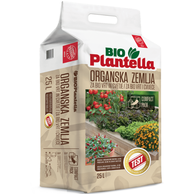 BioPlantella ORGANSKA ZEMLJA za bio vrt i cvijeće 25 L - Poljoprivredna ...