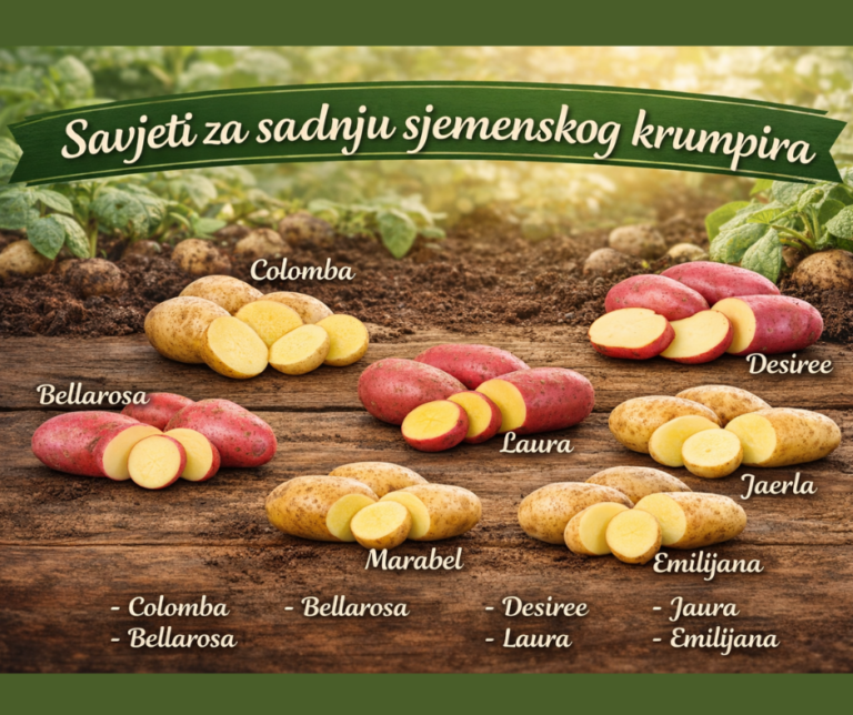 Sjemenski krumpir - savjeti za sadnju - Poljoprivredna zadruga PRVČA